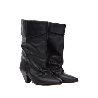 Isabel Marant Boots Dalby drap&eacute;es en cuir