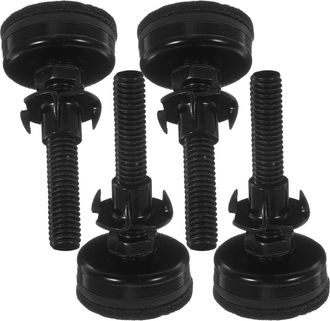 BESPORTBLE Garneck 4 Satz Verstellbare M&ouml;belf&uuml;&szlig;e aus Kohlenstoffstahl mit 3/8 Zoll 16 Gewinde M&ouml;belnivellierer mit Filzgleitern f&uuml;r Tische St&uuml;hle und Schr&auml;nke H&ouml;