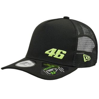 New Era Repreve Flawless A-Frame Trucker VR46 Cap 60221537, Mens Cap with a Visor, Black, OSFM EU