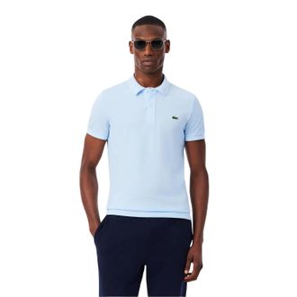 Lacoste Poloshirt f&uuml;r Herren, Pima-Baumwolle (aus Peru), kurz&auml;rmlig (Blau)