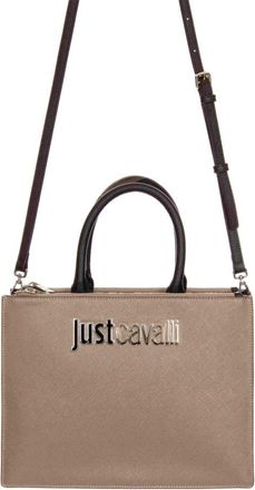 Just Cavalli Femme, Sacs, Beige, Taille: ONE Size Shoulder Bag