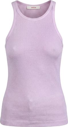 Jucca Femme, Tops, Rose, Taille: 40 FR Ribbed Tank Top