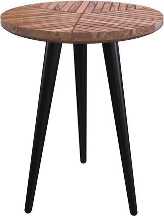 Rendez-Vous Déco Table basse ronde en bois dacacia D40 cm - ELLA
