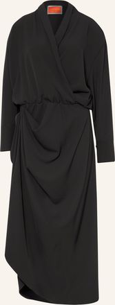 Annas Annas Kleid In Wickeloptik schwarz