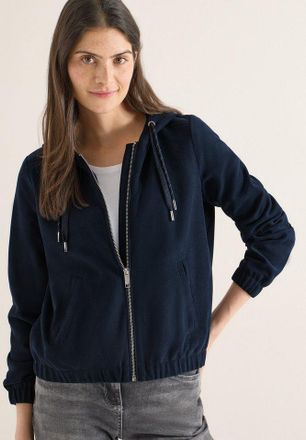 Cecil Kapuzenfleecejacke im Hoodie-Style