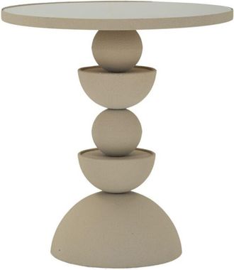 Mauro Ferretti Table Dune With Mirror Cm &Oslash; 40,5x42