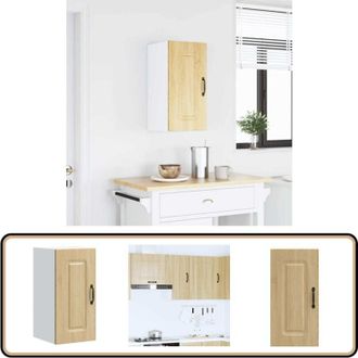 vidaXL vidaXL Armoire murale de cuisine Kalmar chêne sonoma bois dingénierie