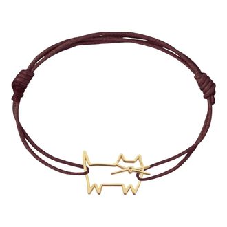 Aliita Gato Kordelarmband - - Accessories - Damen - Rot - ONE SIZE