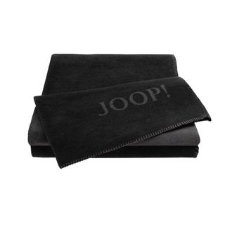 Joop Uni-Doubleface Wohndecke schwarz (150x200 cm) Art. 90737