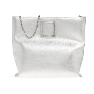 Roger Vivier Trompette Clutch - - Bags - Damen - Grau - ONE SIZE