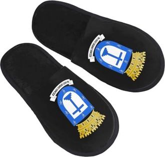 Generic Chaussons Armoiries De Bayamn, Porto Rico Légers Pantoufles Épais Slippers Pour De Camping Chambre Hiver M