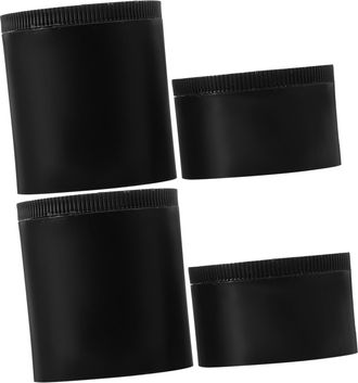 PartyKindom 4 Stück Verstellbare Möbelfüße Abs Möbelbeine Höhenverstellbare Ersatzfüße für Sofa Kommode und Couchtisch Stabil Leicht Einfache Montage Schwarz