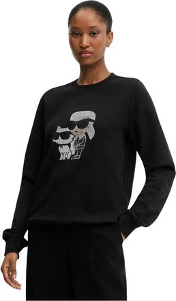 Karl Lagerfeld Damen, Sweatshirts & Hoodies, Schwarzk, XSGr&ouml;&szlig;e