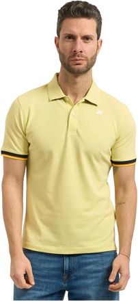 K-Way Homme, Tops, Jaune, Taille: 3XL Vincent Pique Slim