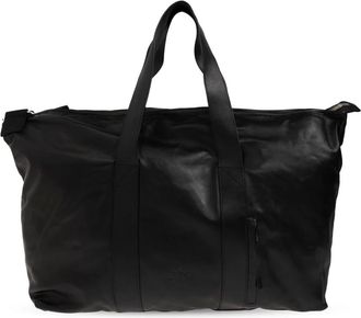 AllSaints Homme, Sacs, Noir, Taille: ONE Size Kei Leather Weekender Bag