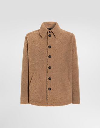 Dolce & Gabbana Lammfelljacke Aus Nappa-lammfell - Mann M&auml;ntel Und Jacken Braun 48