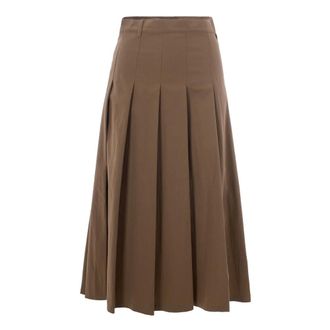 Max Mara Femme, Jupes, Brun, Taille: 36 FR Midi Skirts