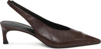 Rotate Rotate Birger Christensen, Femme, Chaussures, Brun, Taille: 38 EU Escarpin Slingback en cuir