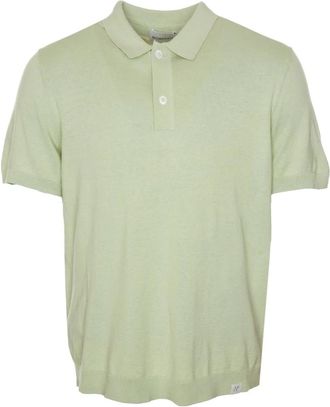 Nowadays Nowadays, Homme, Tops, Vert, Taille: 2XL Polo en soie tricot&eacute;e