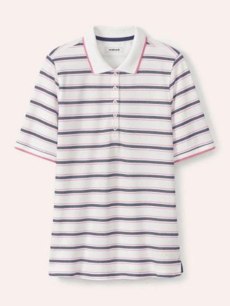 Walbusch Poloshirt Damen Polo Halbarm B&uuml;gelfrei Baumwolle Atmungsaktiv, pflegeleicht, mit Knopfleiste und Seitenschlitzen
