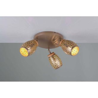 Trio Leuchten Trio Deckenleuchte Bidar &Oslash; 58 cm warmwei&szlig; coffee