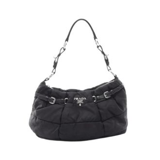 Prada Pre-owned Nylon Schultertasche - - Pre-owned - Damen - Schwarzk - ONE SIZE