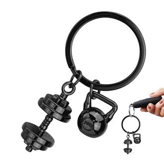 Generic Porte-cl&eacute;s en alliage de zinc avec de poids - Accessoire de sac dentra&icirc;nement pour les amateurs de fitness, C, Refer to description