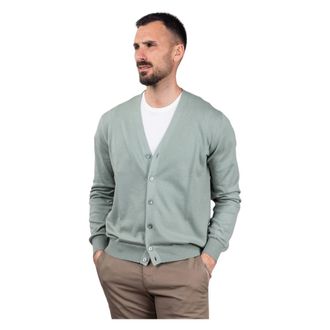 Gran Sasso Homme, Pulls, Vert, Taille: XL Button Up Cardigan