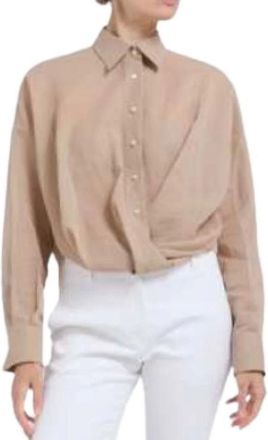 Brunello Cucinelli Femme, Blouses et Chemises, Beige, Taille: 36 FR Brunello Cucinelli Chemises