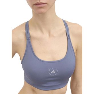 adidas by Stella McCartney Brassi&egrave;re de sport sans coutures - Femme - Sport - Bleu - Taille: 36 FR