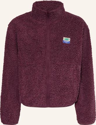 American Vintage American Vintage Teddyfell-Jacke rot