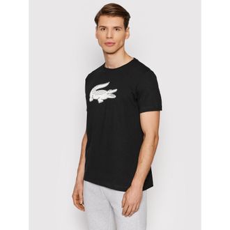 Lacoste T-Shirt TH2042 Schwarz Regular Fit