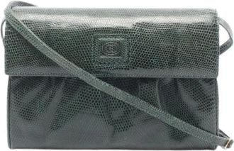 Gucci Sac bandouli&egrave;re Pre-owned en cuir exotique - Femme - Pre-owned - Vert - Taille: ONE Size