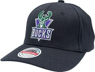 Mitchell & Ness NBA Team Logo High Crown Snapback - Milwaukee Bucks