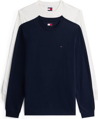 Tommy Jeans Shirt Tommy Flag Slim Long Sleeve T