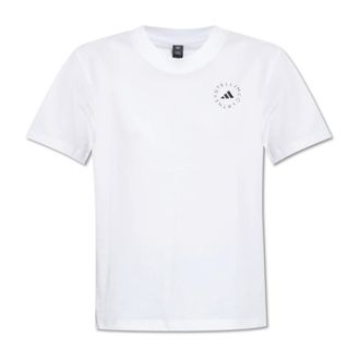 adidas by Stella McCartney Femme, Sport, Blanc, Taille: 40 FR TrueCasuals Regular Sportswear Tee