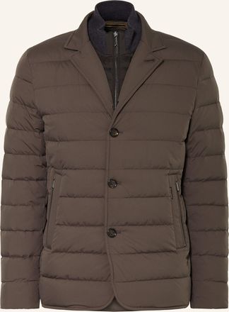 Moorer Moorer Daunenjacke Mit Herausnehmbarer Blende braun