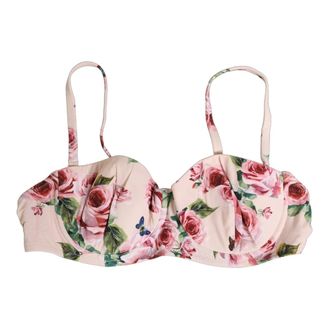 Dolce & Gabbana Femme, Maillots de bain, Multicolore, Taille: 40 FR Haut de bikini &agrave; armatures