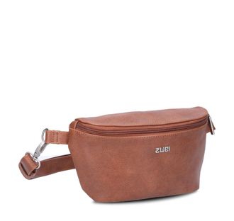 zwei Damen Hip Bag Mademoiselle.M MH4 Bauchtasche 25 cm 1 Liter aus hochwertigem Kunstleder, Crossbody Bag wasserabweisend, 3-in-1 Bequeme Brusttasche, Gür