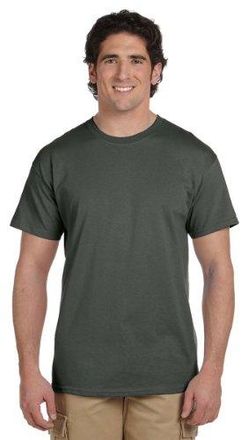 Gildan T-shirt dété basique à manches courtes pour homme- Vert Vert militaire supplémentaire grand(X-Large)