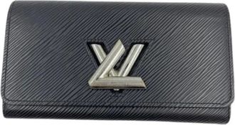 Louis Vuitton Portefeuille long Epi Pre-owned (bi-pli) - Femme - Pre-owned - Noir - Taille: ONE Size