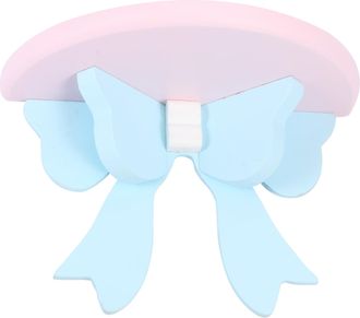 Artibetter LOLIPPYY Wandregal Holz mit Schleifen Design 13X10X13cm Wandmontiertes Aufbewahrungsregal f&uuml;r Schlafzimmer und B&uuml;ro zur Kleinen Dekoration und Organis