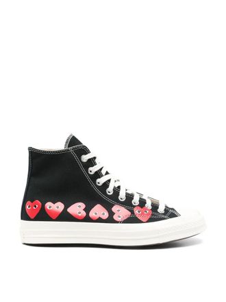 Converse Comme des Gar&ccedil;ons PLAY x Converse Chuck 70 Hi Sneakers