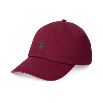 Polo Ralph Lauren Homme, Accessoires, Rouge, Taille: ONE Size Casquette en Coton Brod&eacute; Pony
