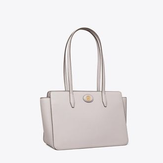 Tory Burch Damen Kleine Robinson Tote Bag aus Strukturleder