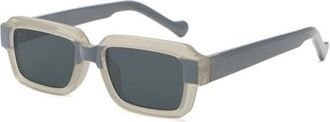 Generic Lunettes De Soleil R&eacute;tro &Agrave; Petite Monture Carr&eacute;e For Hommes Et Femmes, Polaris&eacute;es For Lext&eacute;rieur, For La Conduite, Le Sport(Gray)