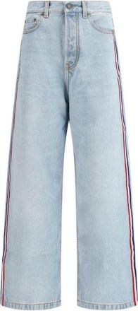 Fiorucci Femme, Jeans, Bleu, Taille: W28 Jeans en denim de coton