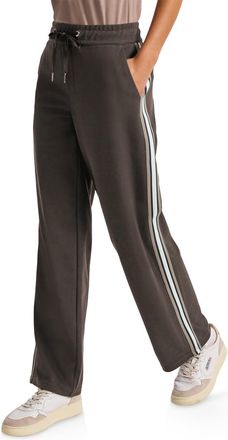 Street One Damen 3716767 Hose mit Gallonstreifen, deep Roast Brown, 38W x 32L