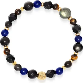 Nialaya Homme, Accessoires, Jaune, Taille: 2XL Bracelet de Pouvoir Spirituel