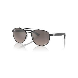 Ray-Ban Rb3736 Polarized+ Lenses Sonnenbrillen Schwarz Fassung Grau Glas Polarisiert 56-19